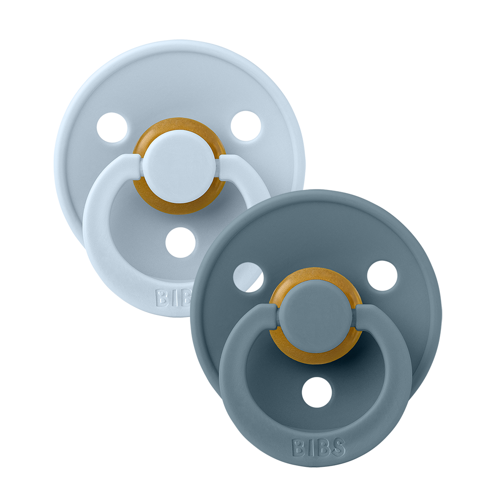 BIBS Colour 2 Pack - Ivory and Blush Pacifiers – Bibsworld store US
