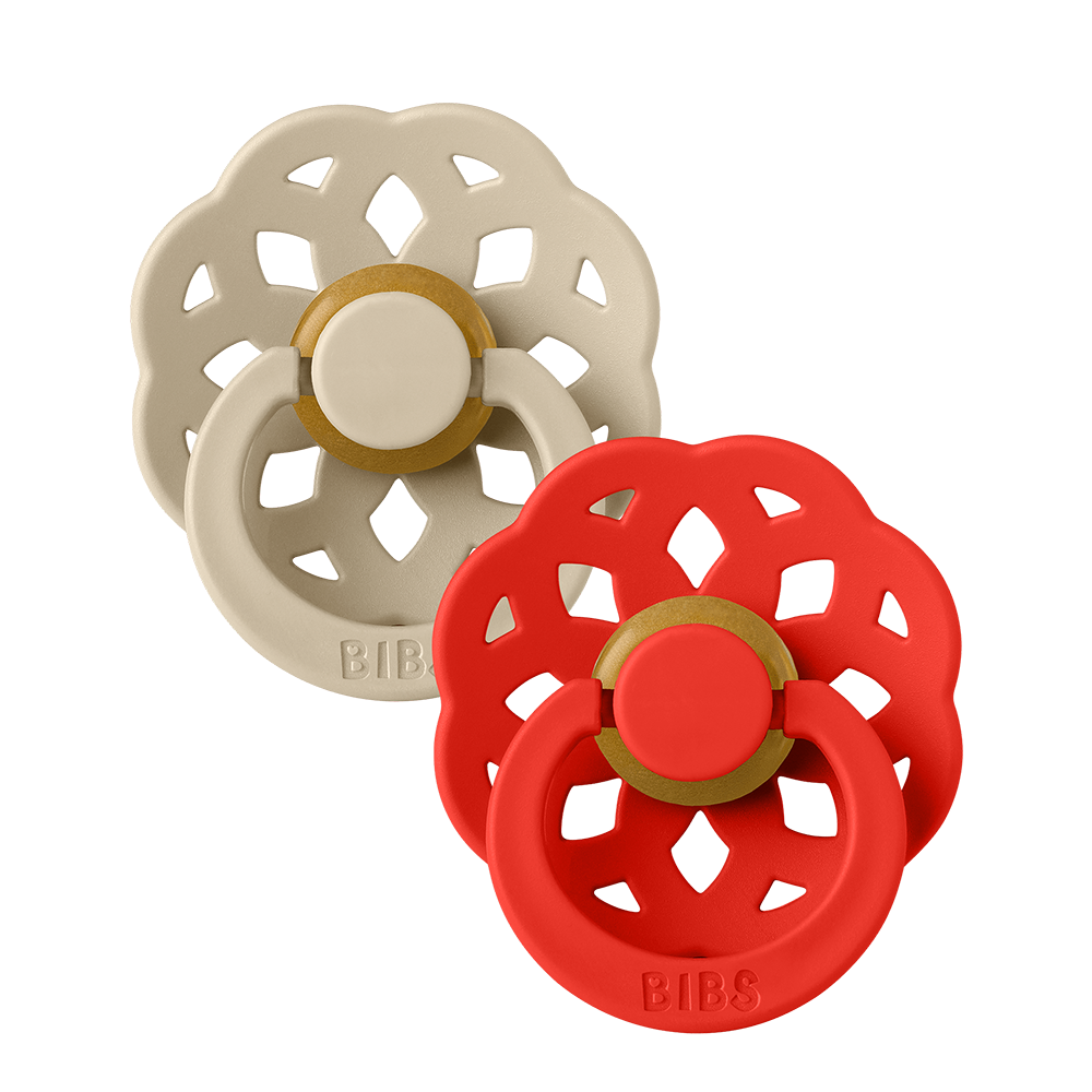 Boheme Pacifiers 2 Pack - Vanilla/Candy Apple – Bibsworld store US